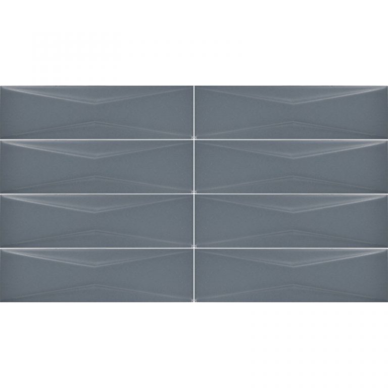 SLATE BLUE MATTE BOW TIE MOSAIC – PUKKA TILE | Porselen Mozaik Karo ...